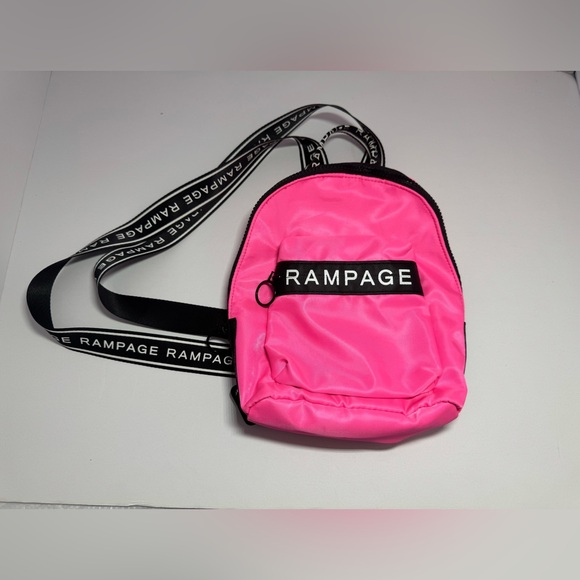 Rampage | Bags | Rampage Mini Backpack Hot Pink W Black Rampage Logo ...